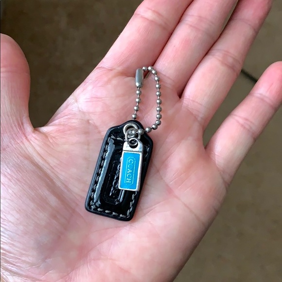 Coach | Bags | Coach Tag Black Coach Tag Metal Mini Set Of 2 | Poshmark